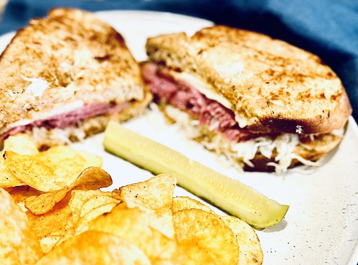 The Best Reuben Sandwich - Saturday Dinners with Ang